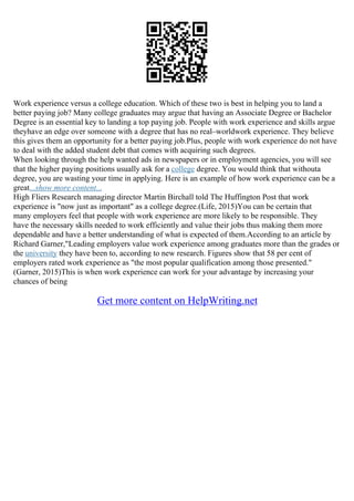Compare And Contrast Essay Examples College