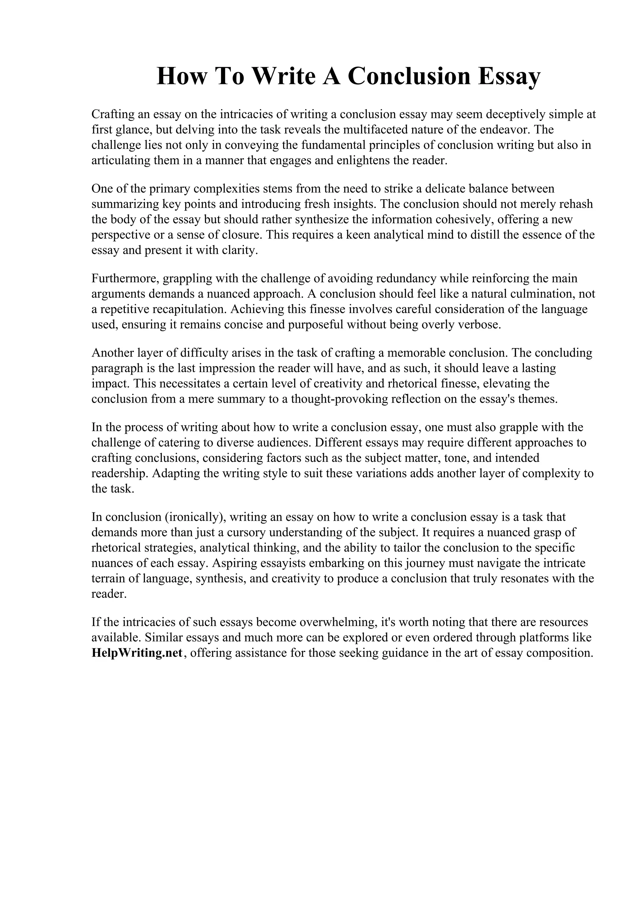 How To Write A Conclusion Essay.pdf