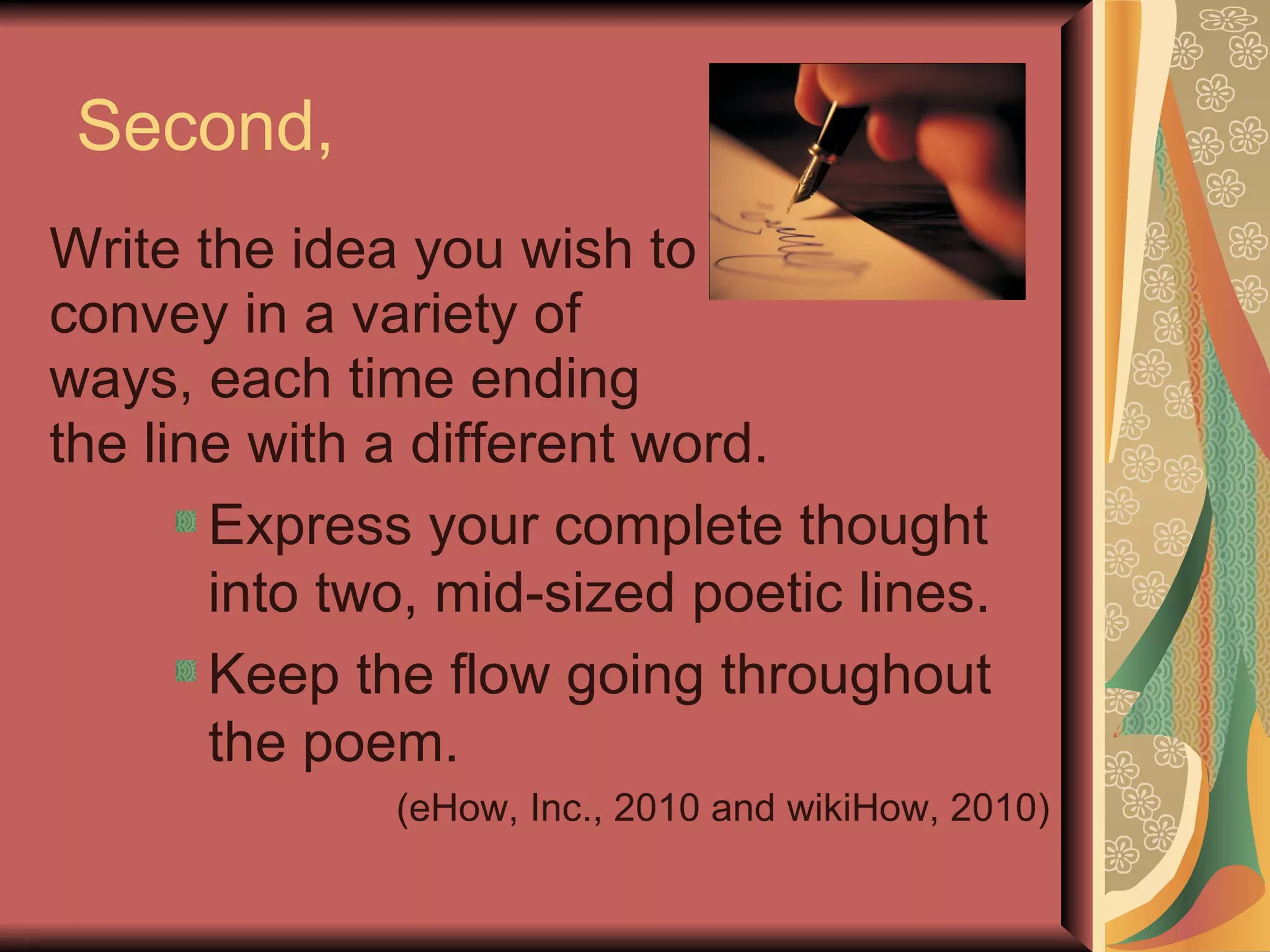 How to write a couplet | PPT
