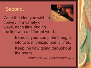 How to write a couplet | PPT