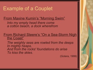 How to write a couplet | PPT