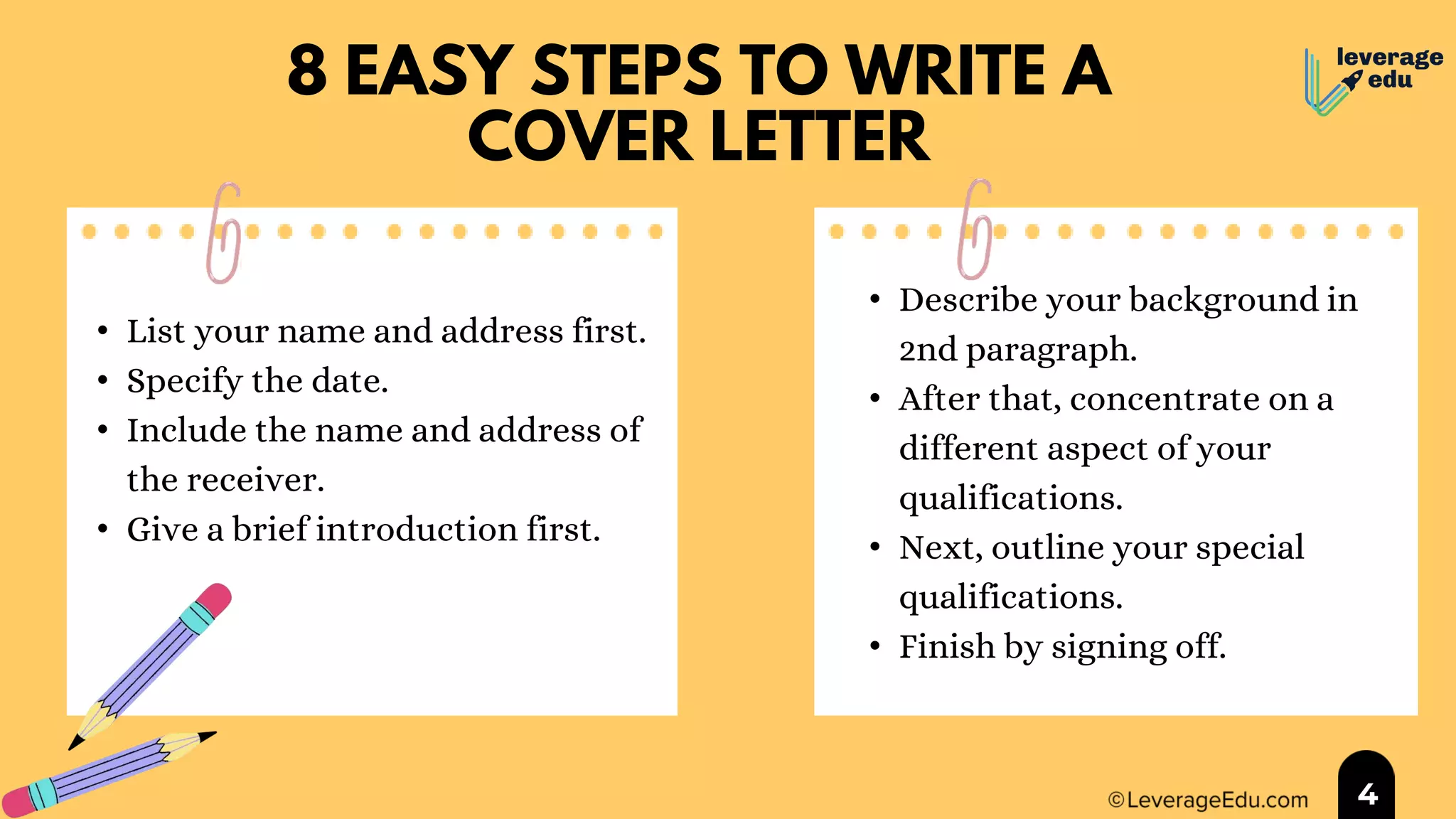 How to Write a Cover Letter | PPTX