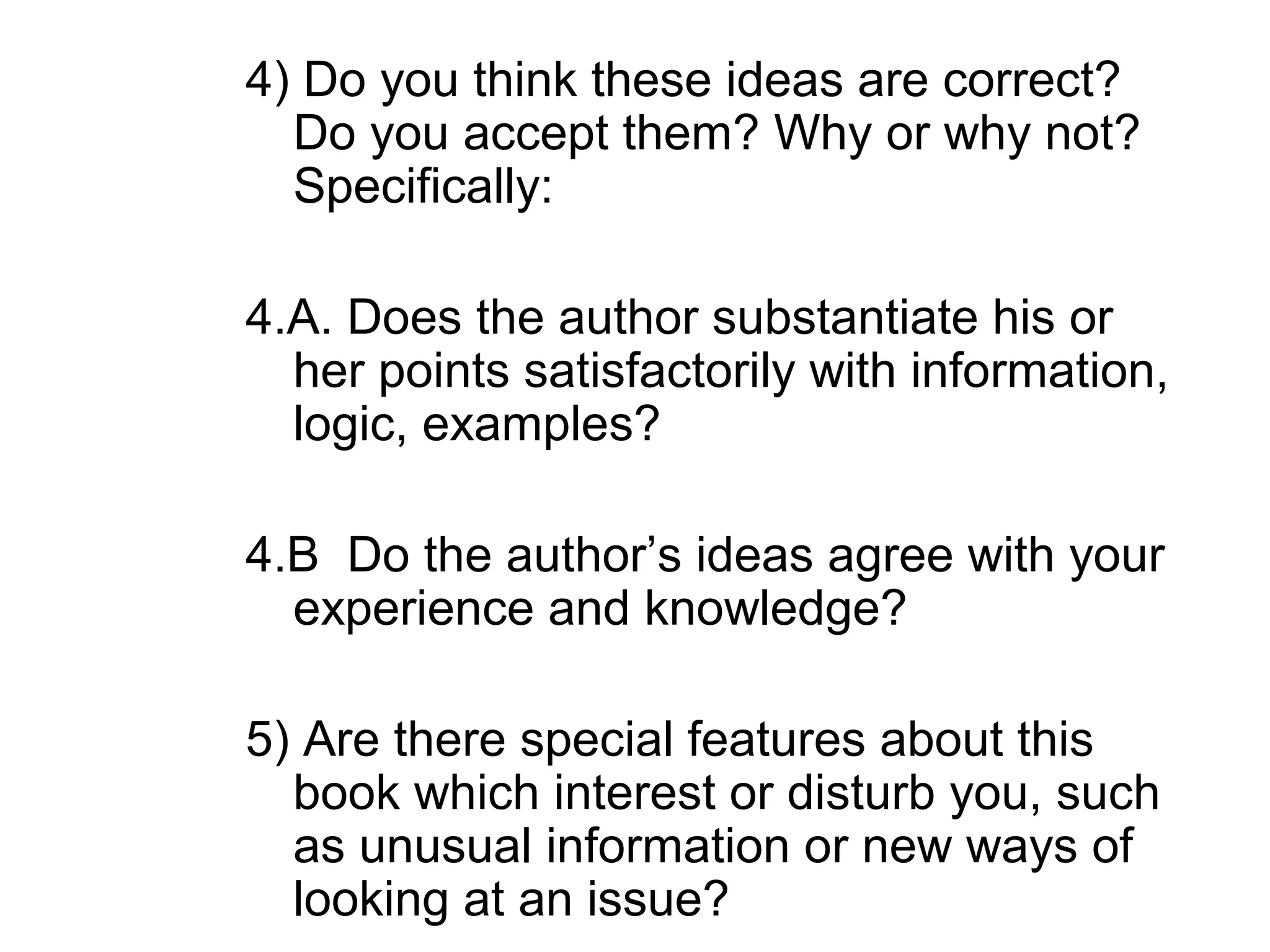 How to write a critique | PPT