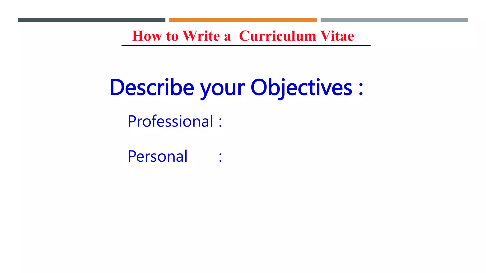 How to Write a Curriculum Vitae -SPP.pptx