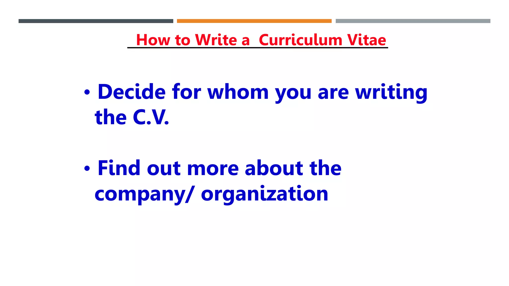 How to Write a Curriculum Vitae -SPP.pptx