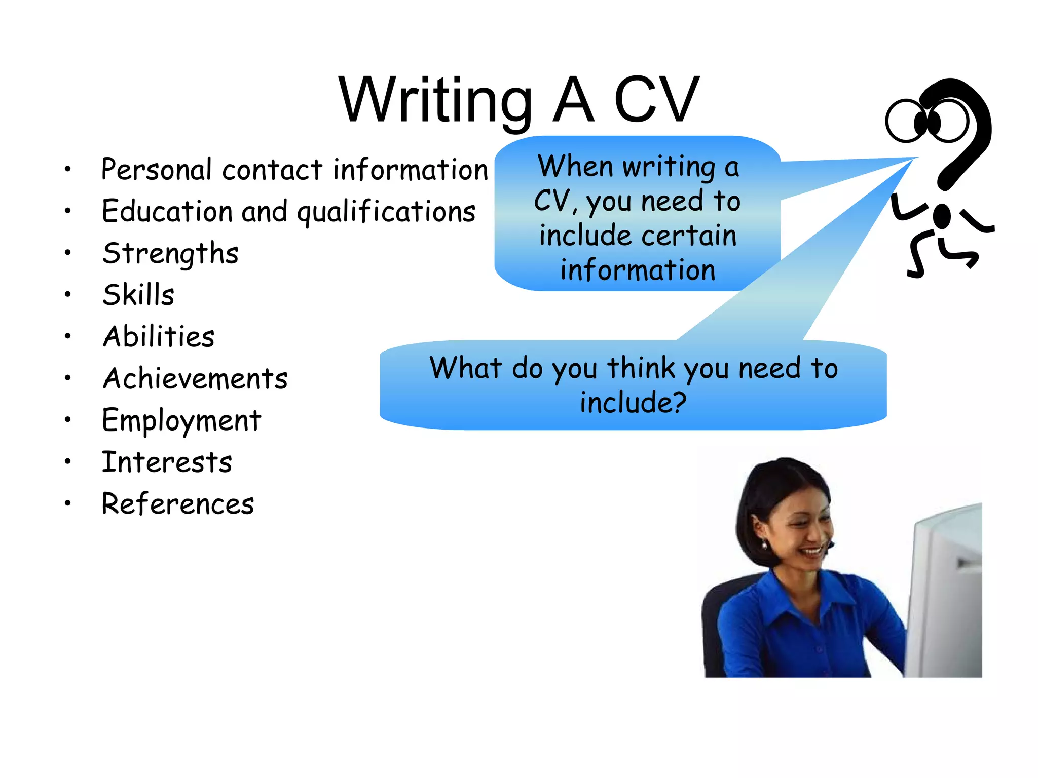 How to write a CV | PPT
