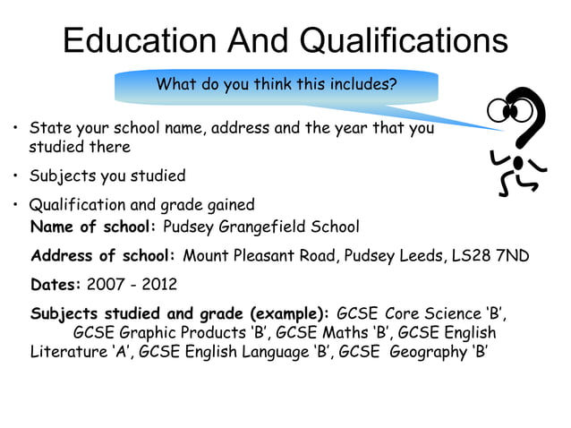 How to write a CV | PPT