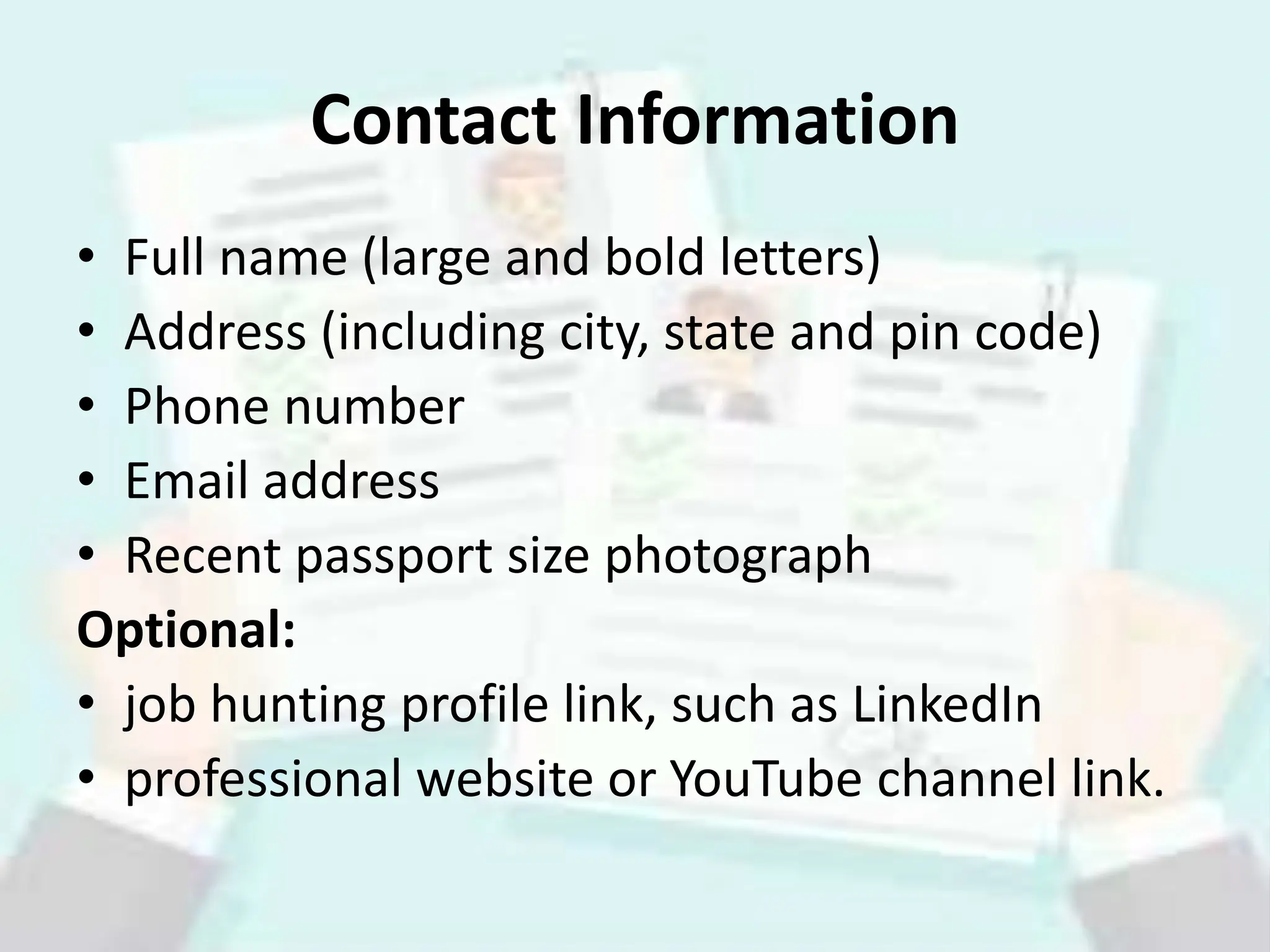 How To Write A CV for corporate job.pptx