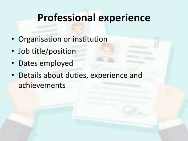 How To Write A CV for corporate job.pptx