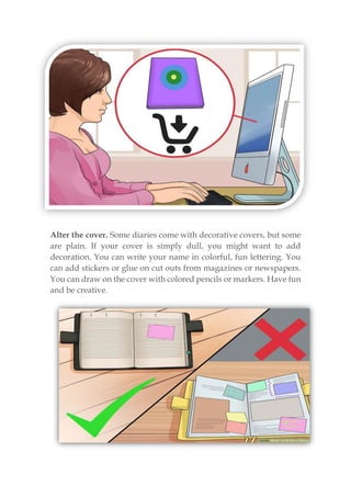 How to write a dairy | PDF
