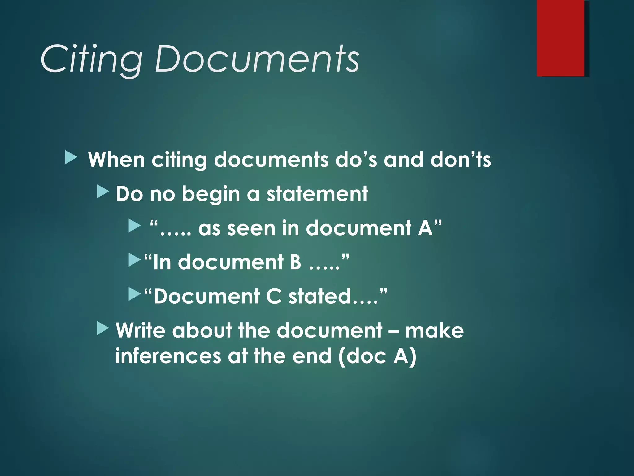 How to write a dbq | PPT