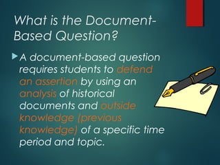 How to write a dbq | PPT