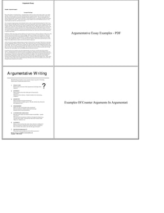 How To Write A Debate Paper | PDF