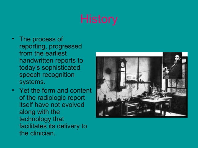 How to write a decent radiological report | PPT | Medical Tests ...