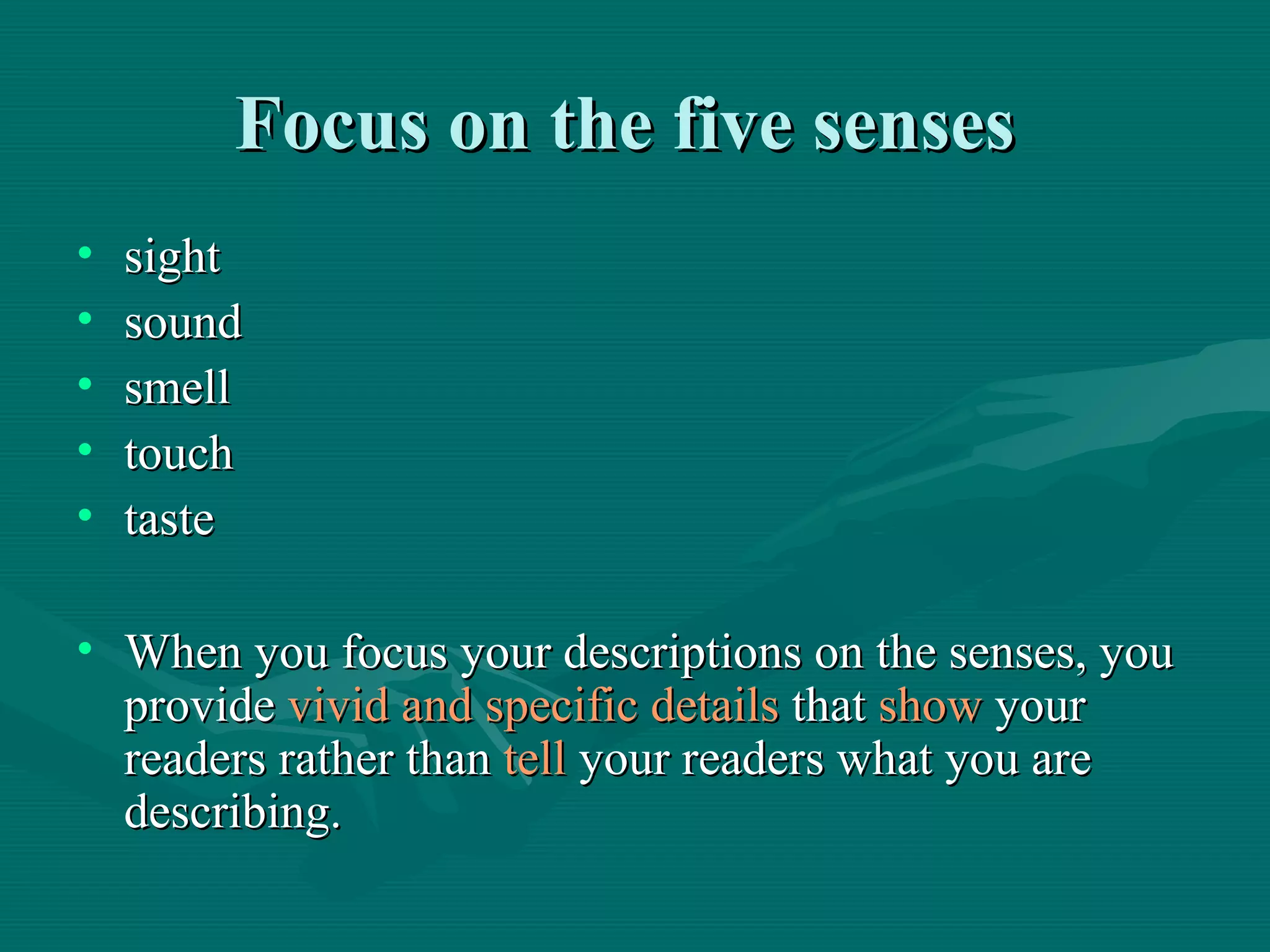 How+to+write+a+descriptive+eassay | PPT