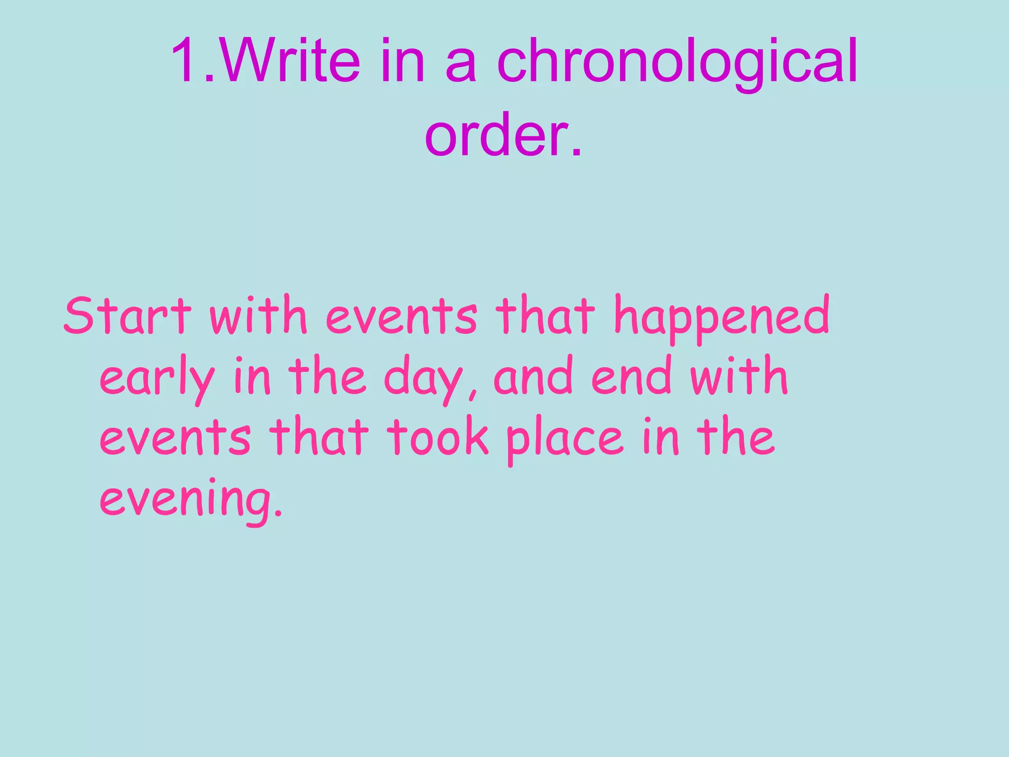 How to write a diary entry | PPT
