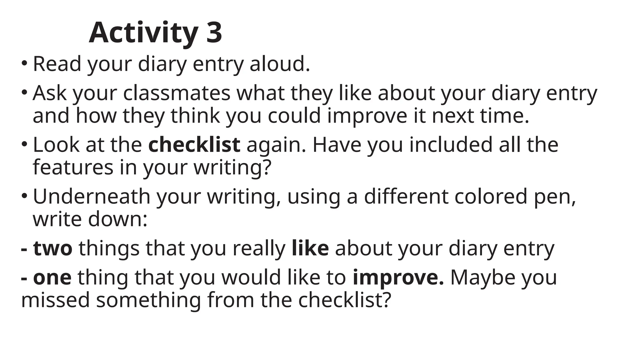 How to Write a Diary Entry activities.pptx