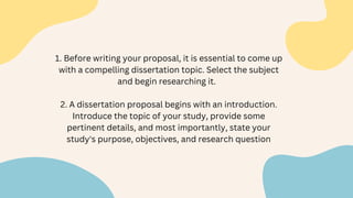 How to Write a Dissertation | PPT