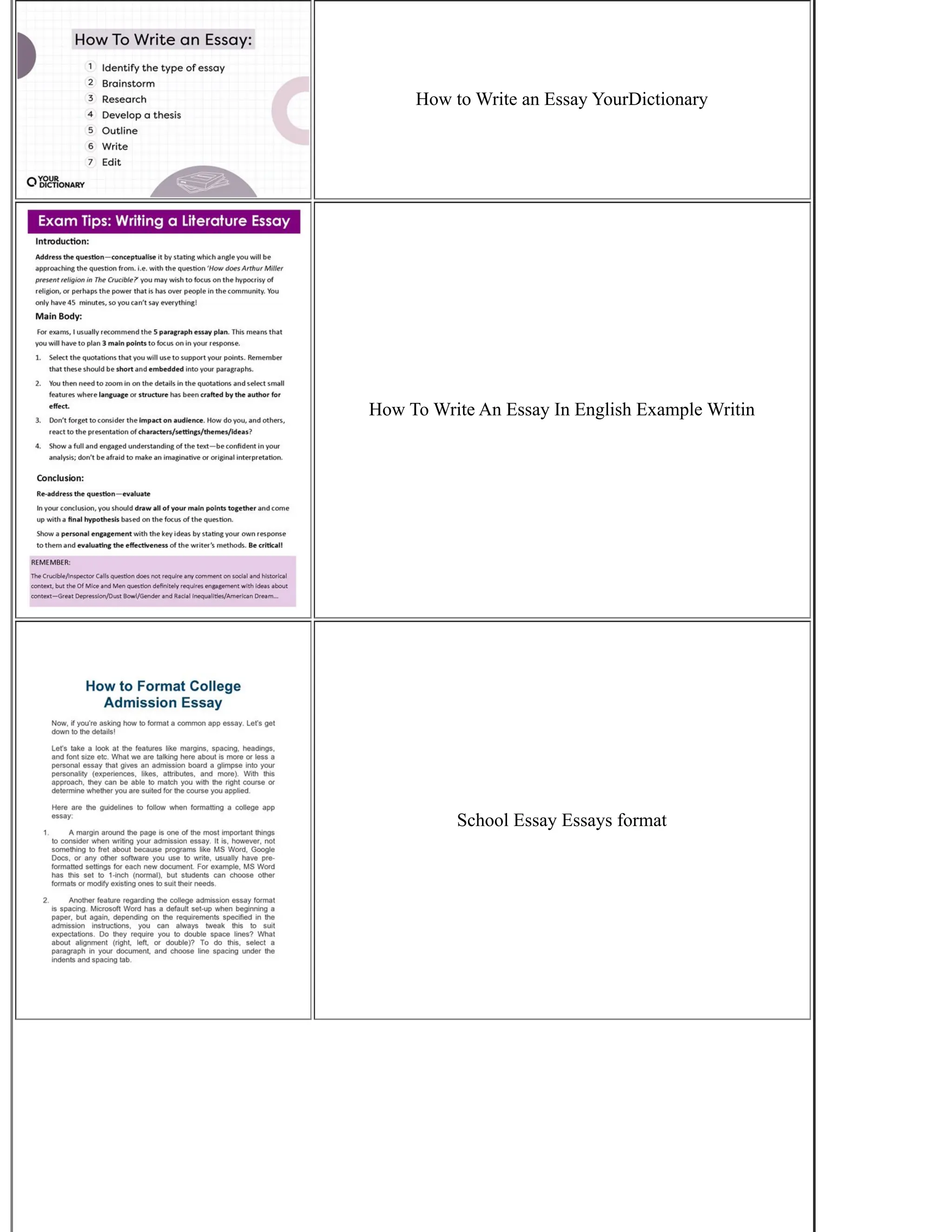 How To Write A Essay Writing | PDF