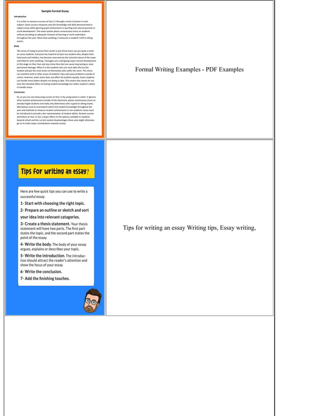 How To Write A Essay Writing | PDF