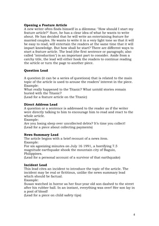 Feature Writing: Tips, Types Importance Leverage Edu, 48% OFF