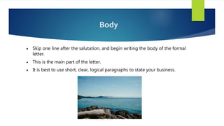 How to Write a Formal Letter | PPTX