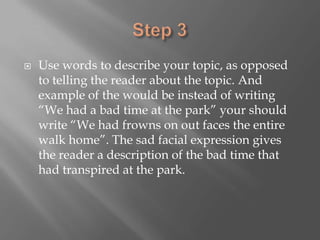 How to write a free verse | PPTX