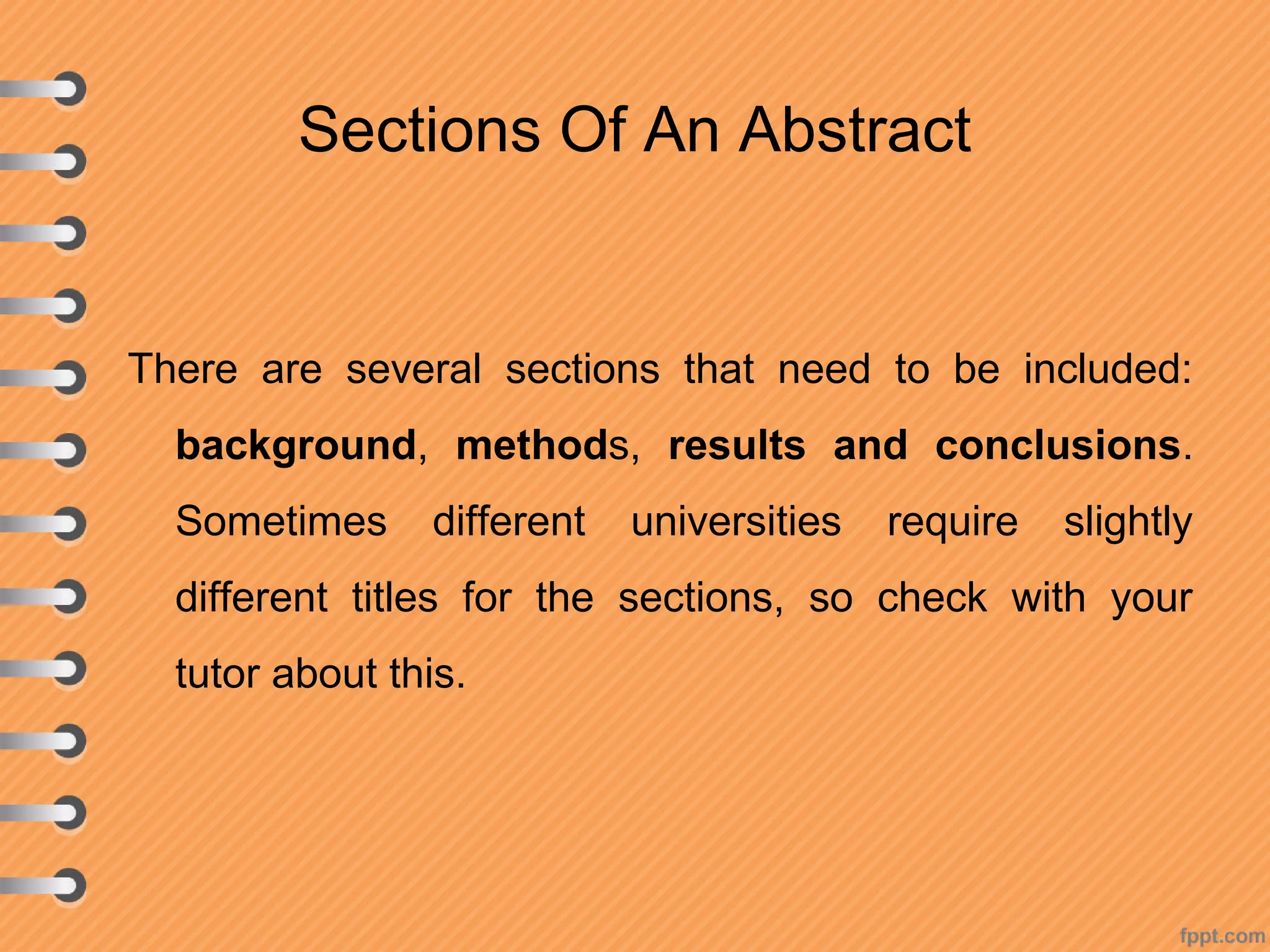 How to write a good abstract for a research paper | PPT