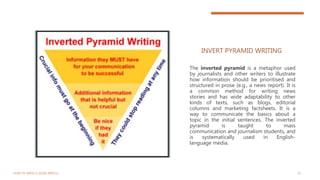 How to write a good article | PPT
