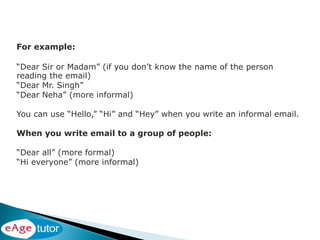 How to write a good business email | PPT