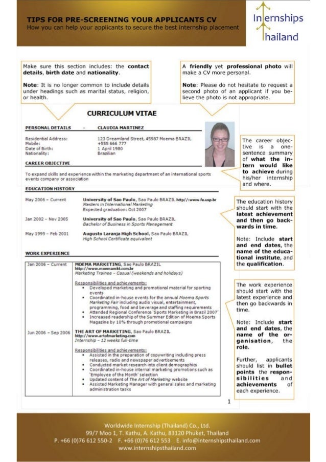 How To Make A Good Cv How To Make A Good Cv