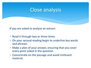 How to write a good english exam answer | PPTX