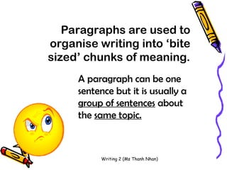 How To Write A Good Paragraph IN ENGLISH | PPT