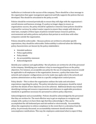 How to Write Good Policies | PDF