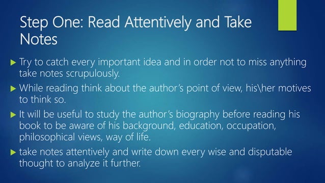 How to write a good reaction paper | PPTX