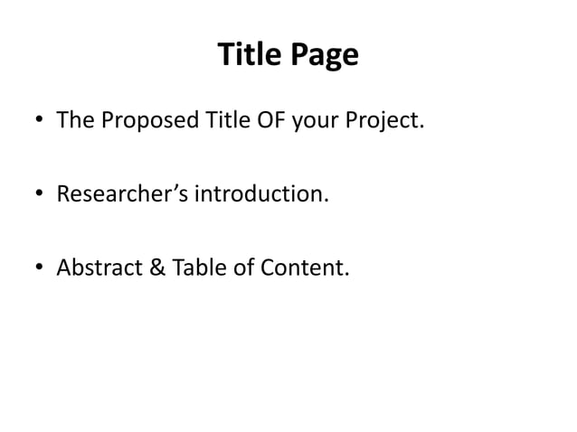 How to write a good research proposal | PPT