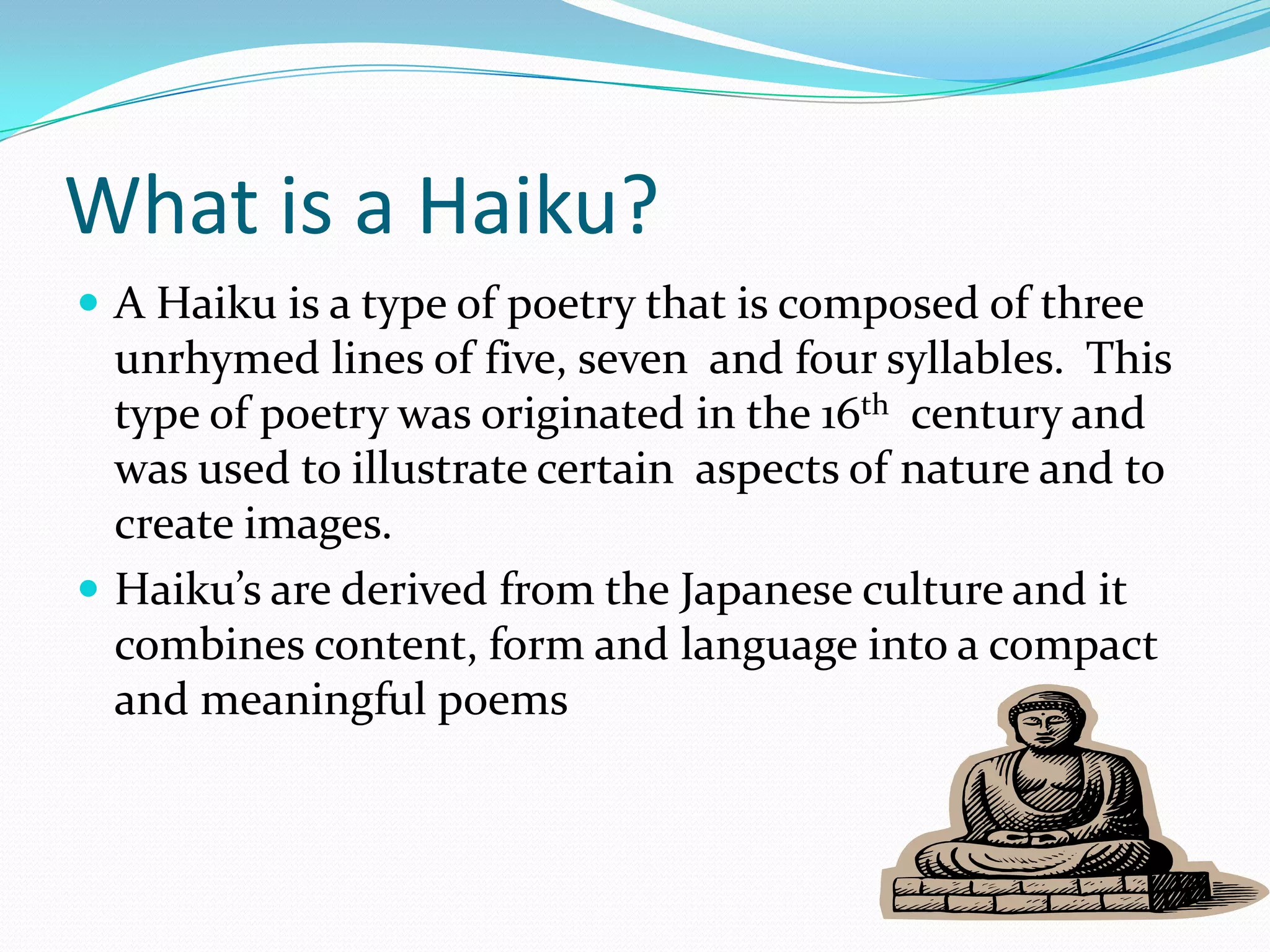 How to write a haiku | PPT