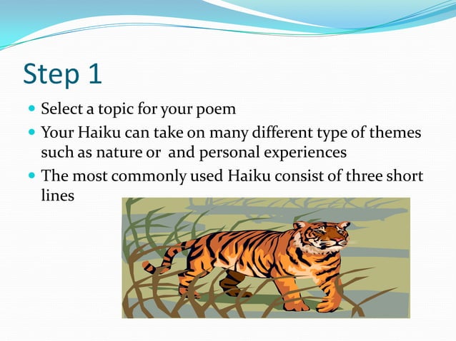 How to write a haiku | PPTX