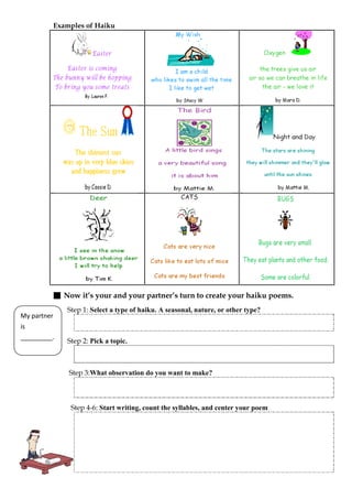 How to write a haiku | PDF