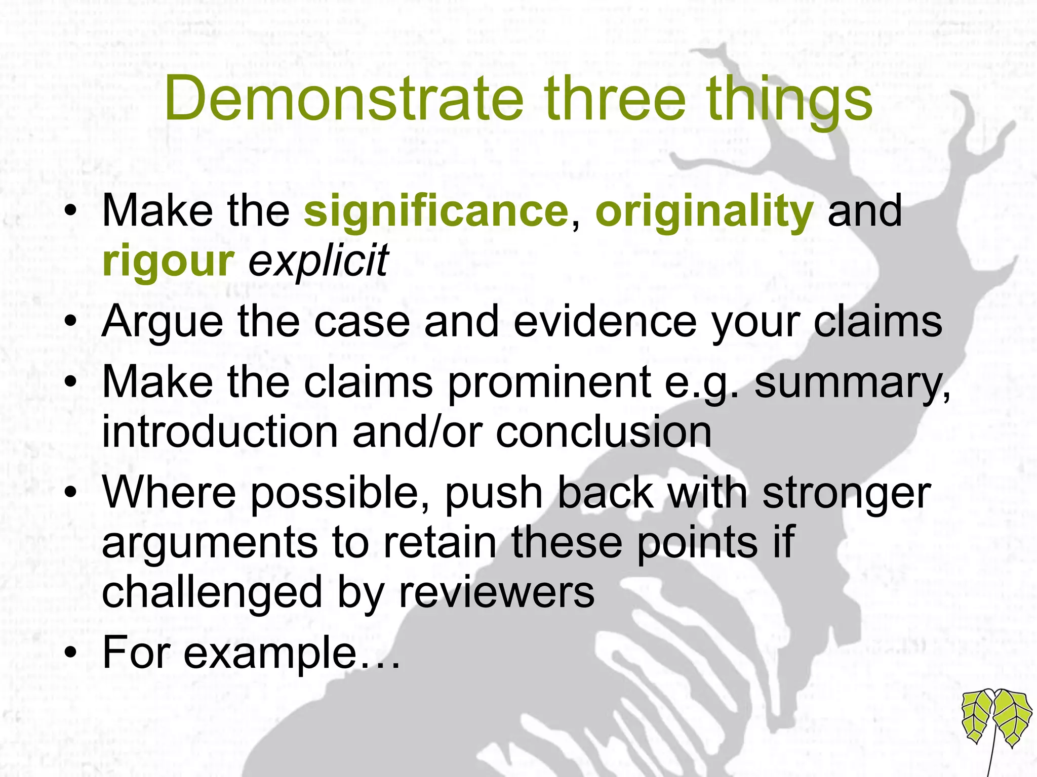 How to write a highly cited paper | PPTX