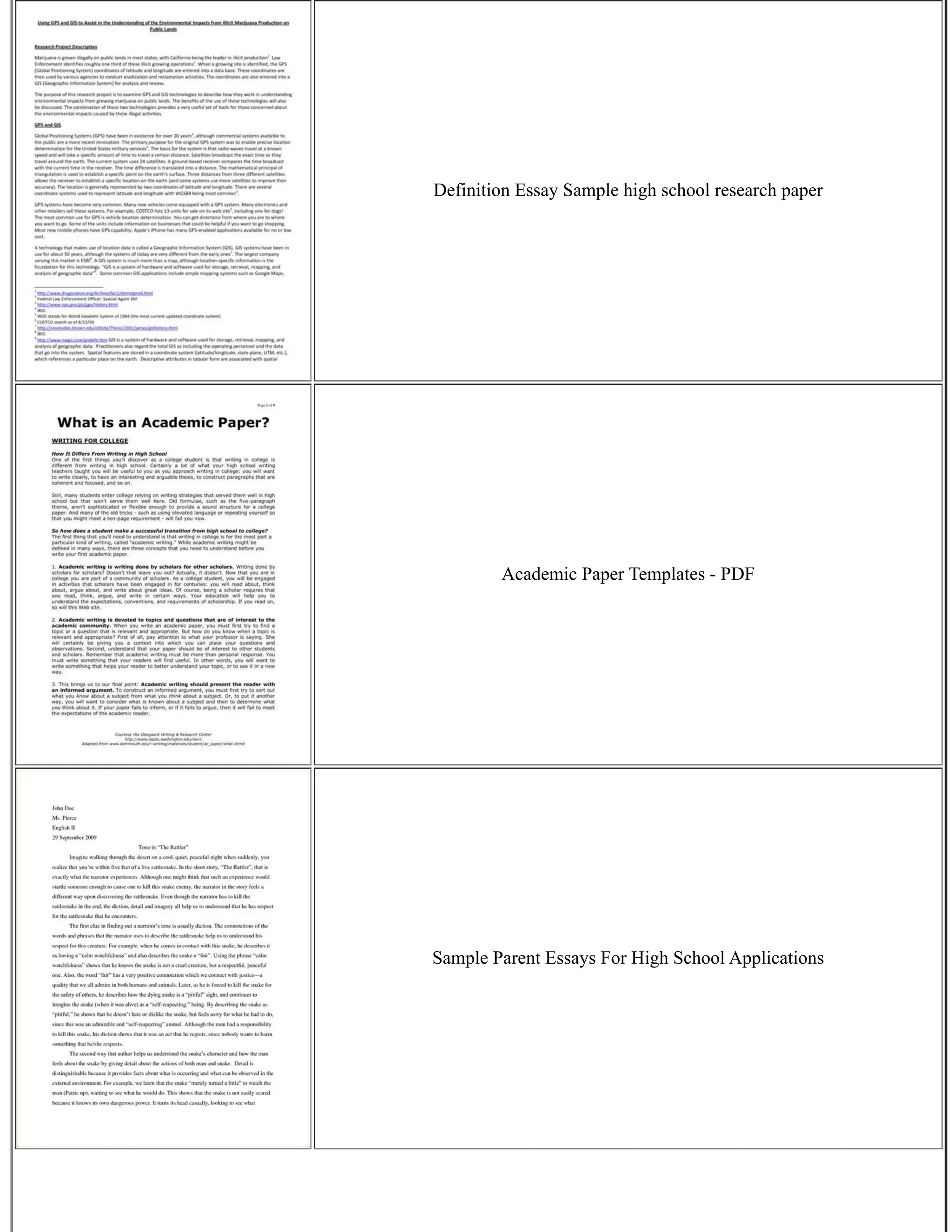 How To Write A High School Research Paper | PDF