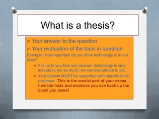 How to write a history essay | PPTX