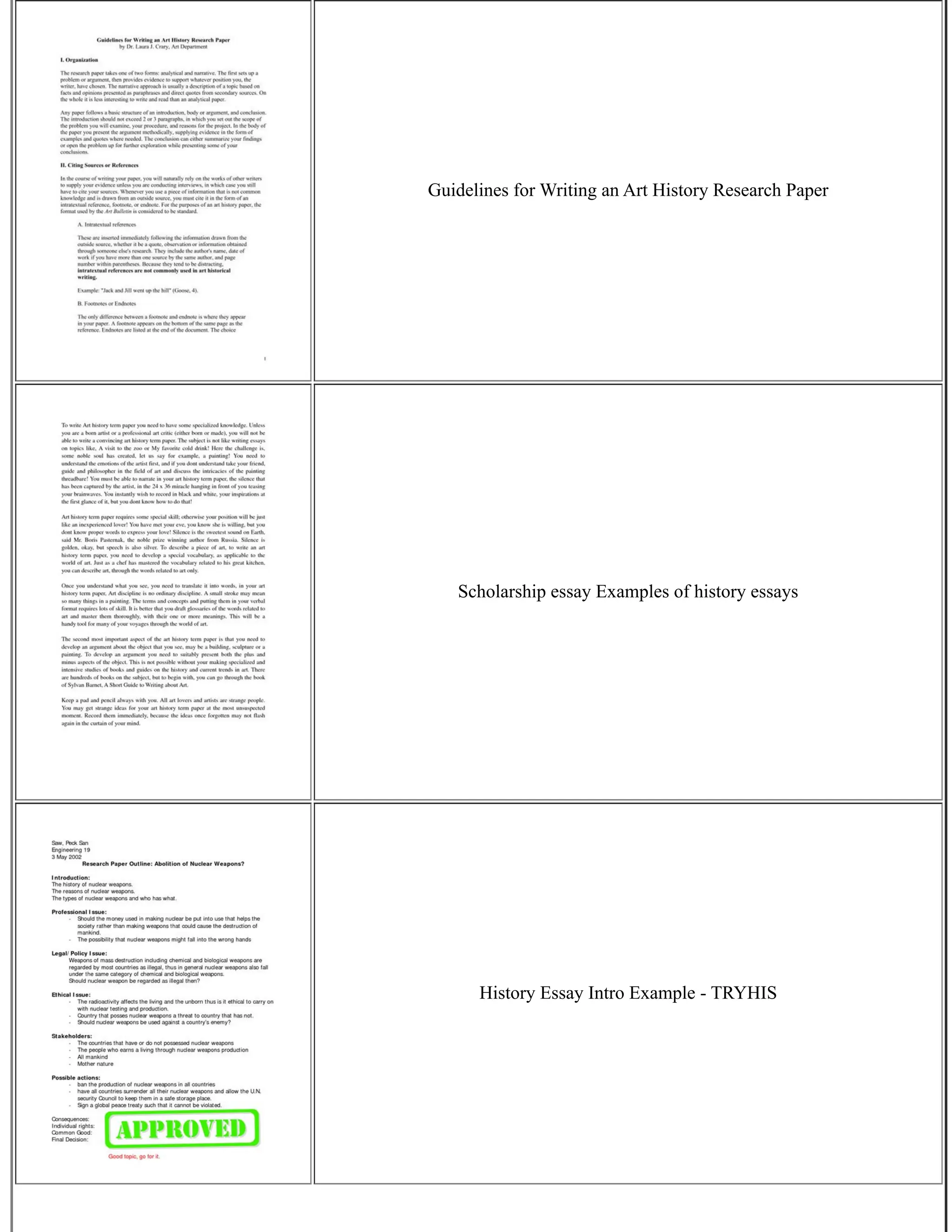 How To Write A History Research Paper | PDF