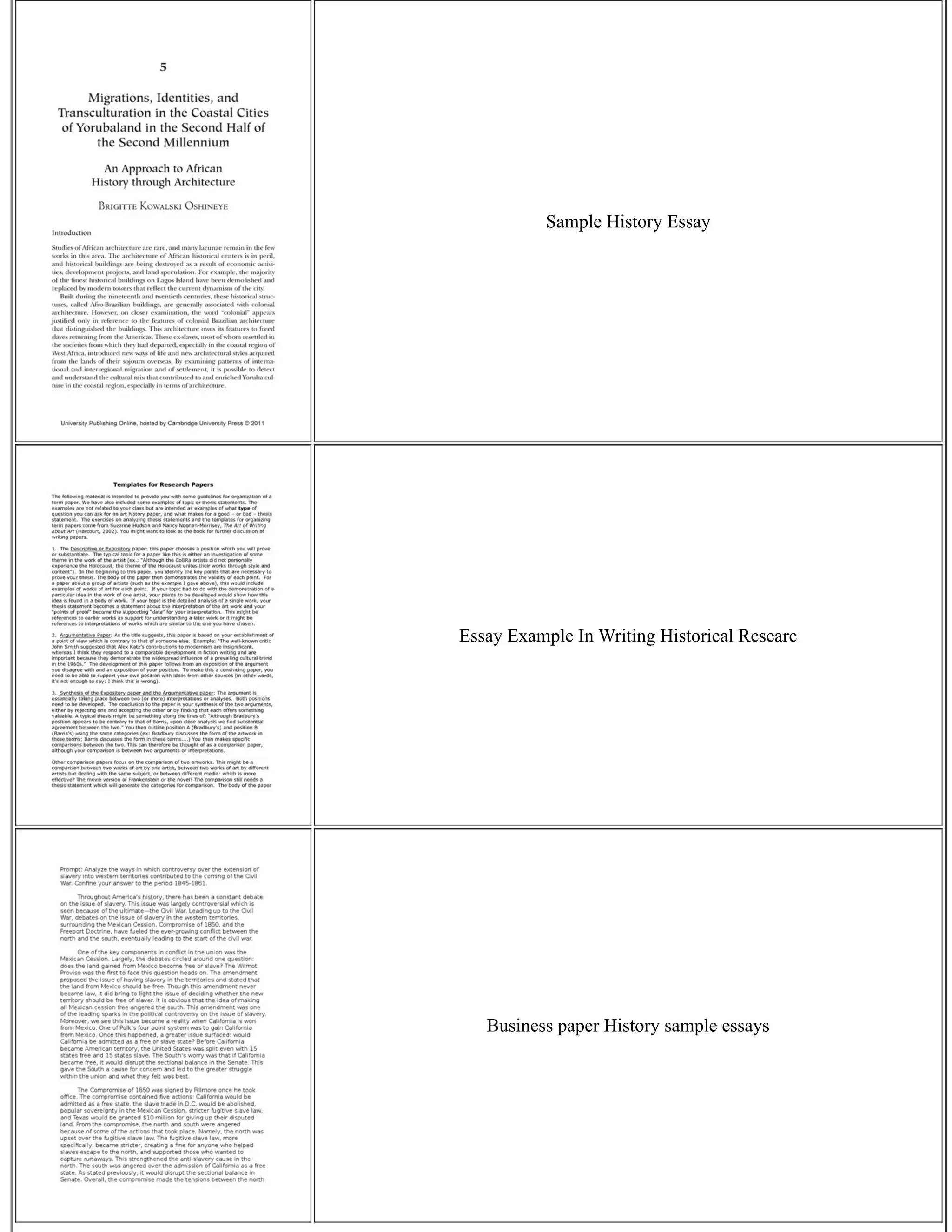 How To Write A History Research Paper | PDF