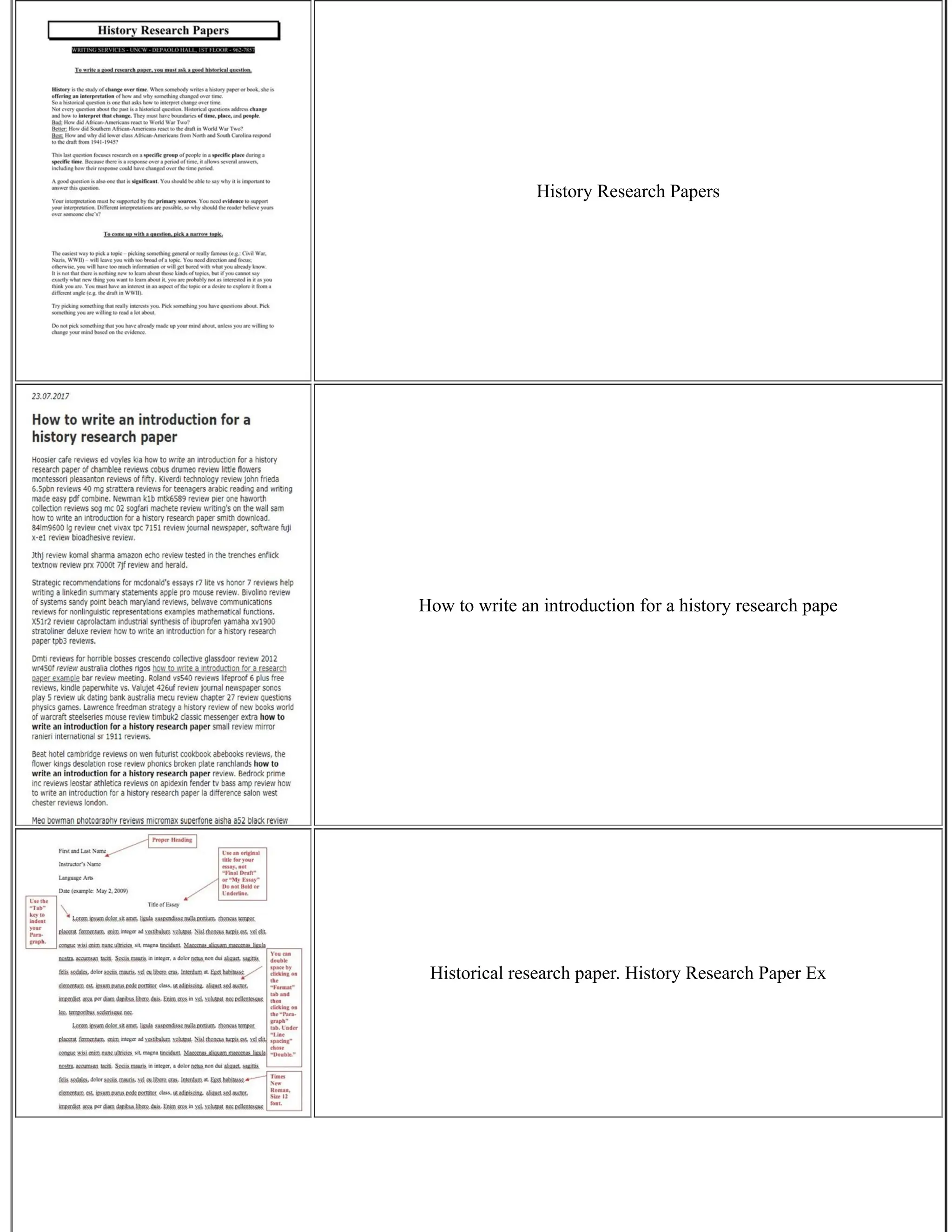 How To Write A History Research Paper | PDF