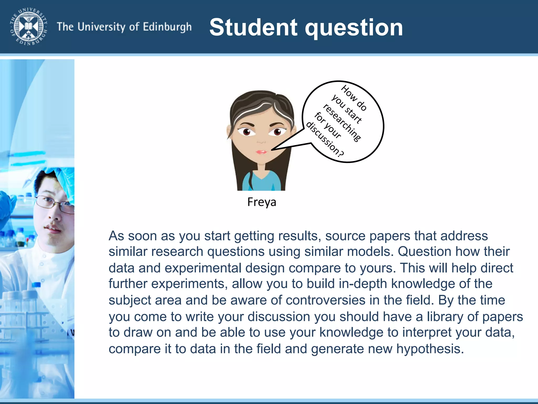 How to write a 1st class dissertation on a laboratory based honours ...