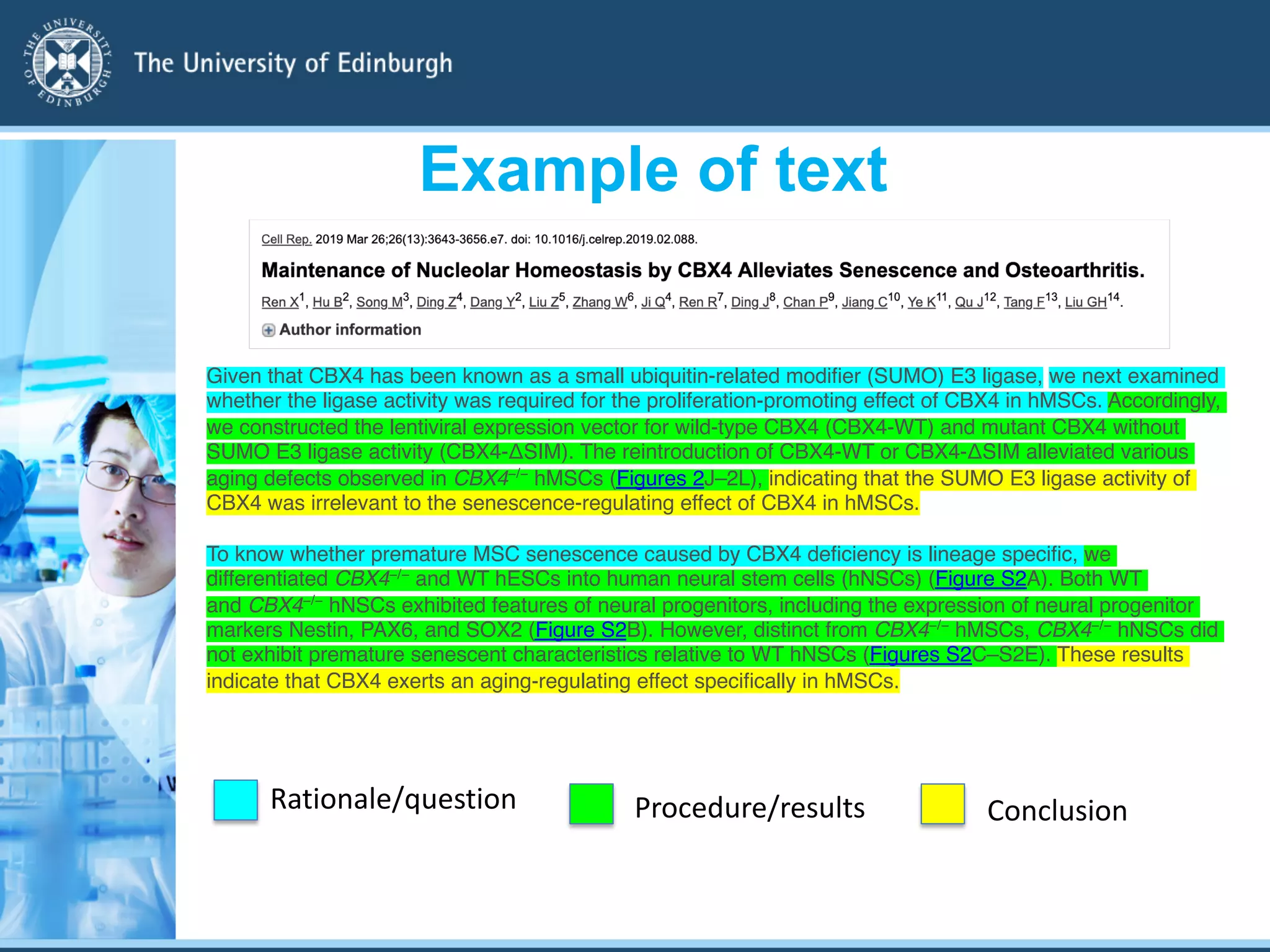 How to write a 1st class dissertation on a laboratory based honours ...