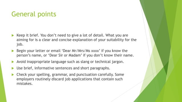 How to write a job application | PPT