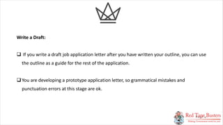 How to Write a Job Application Letter? | PDF