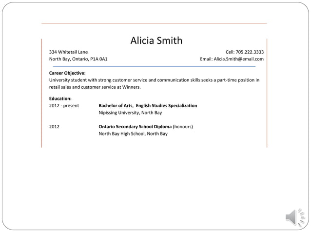 How to write a killer resume | PPT